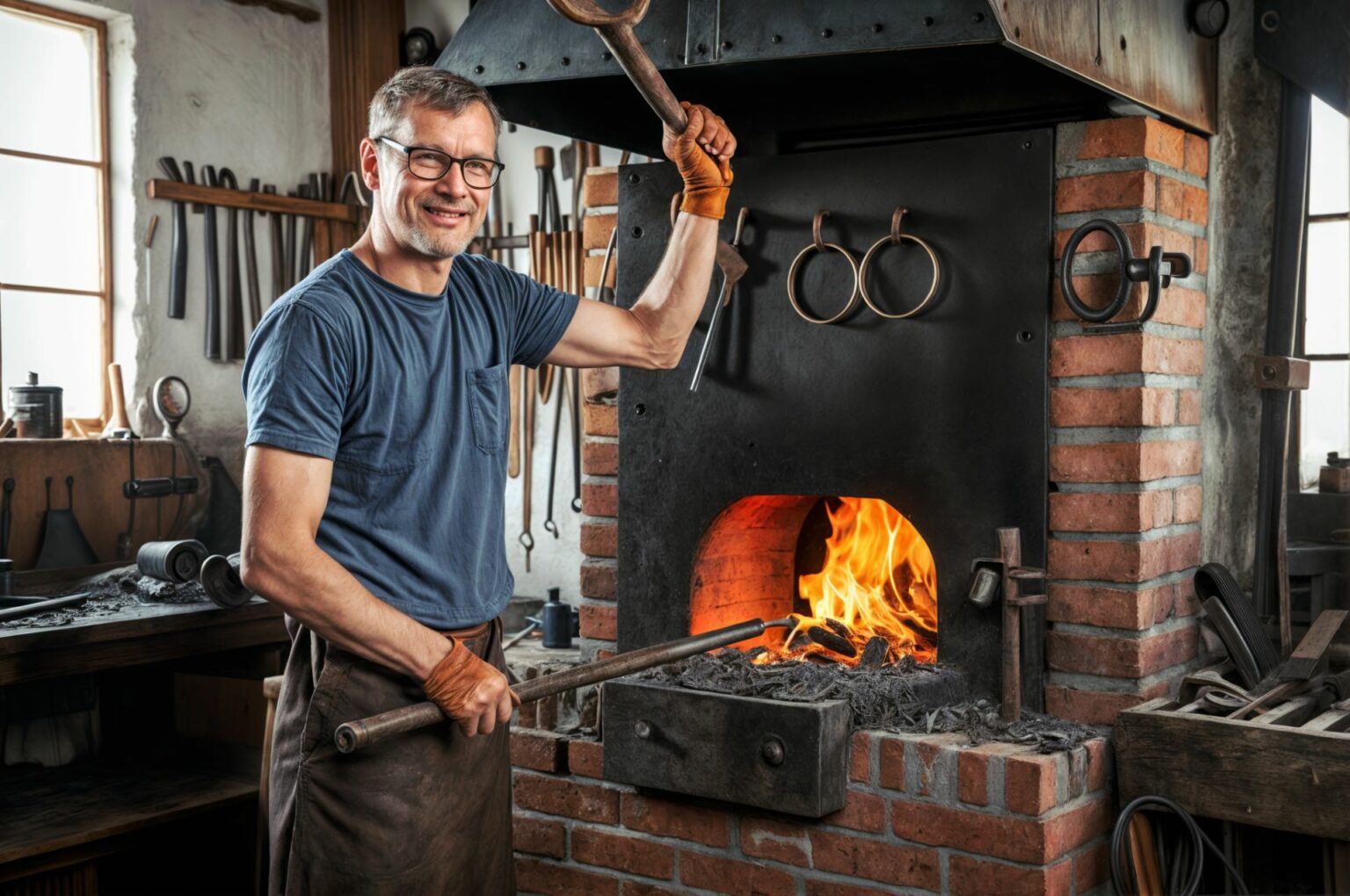 Construcción de Fragua de Herrería: Pasos y Componentes